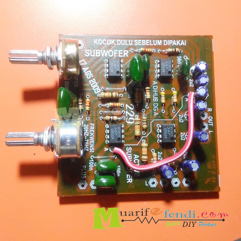 Jual KIT Aktif Subwoofer filter Aktif Crossover | Shopee Indonesia
