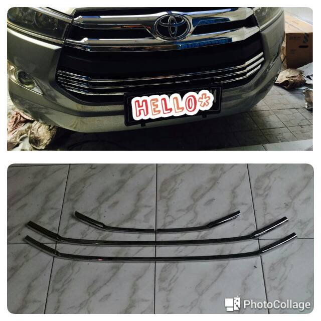 Jual List Grill - Grille Radiator Bawah All New Innova 2016 (4 Pcs ...