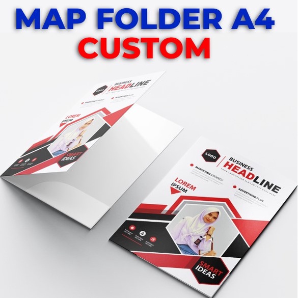 Jual cetak map folder a4 /map sekolah desain free | Shopee Indonesia