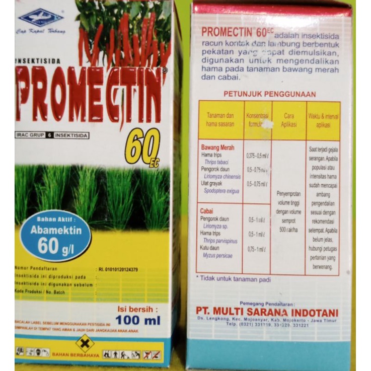 Jual INSEKTISIDA PROMECTIN 60EC isi 100 ml | Shopee Indonesia