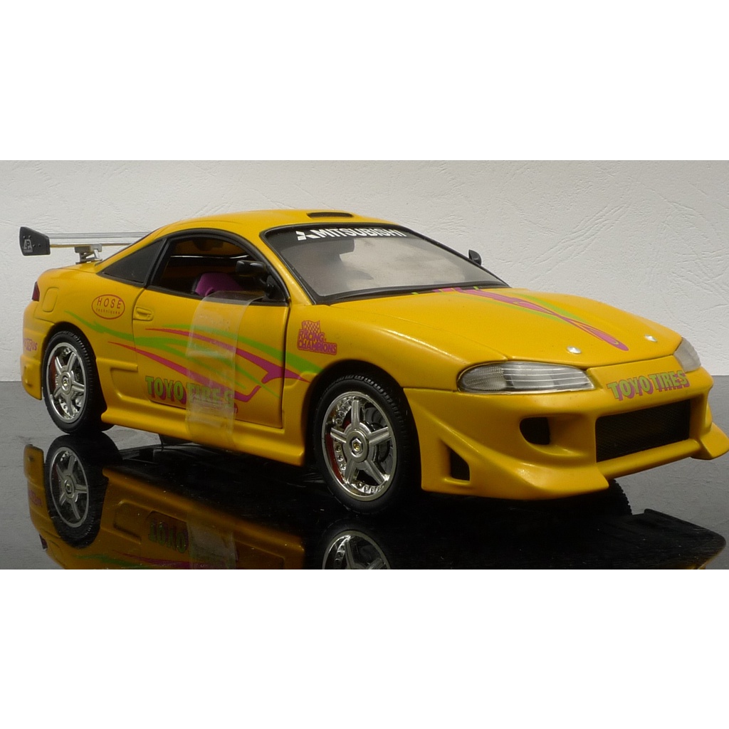 Jual 2 Fast 2 Furious 1995 Mitsubishi Eclipse RC2 ERTL Racing Champions Paul Walker 1:18 ...