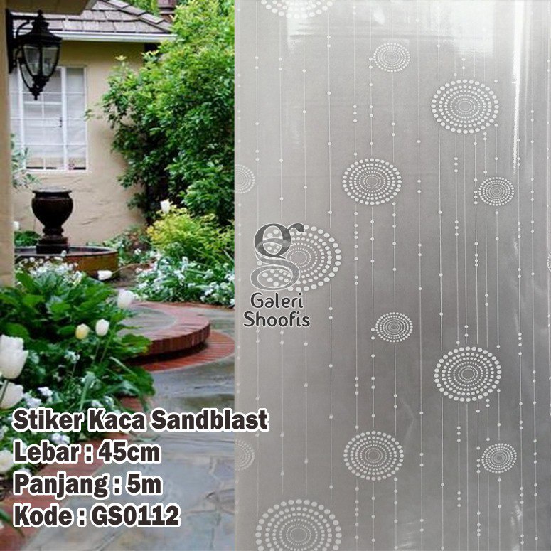 Jual Stiker Kaca Sandblast roll 5 meter grosir dan ecer | Shopee Indonesia