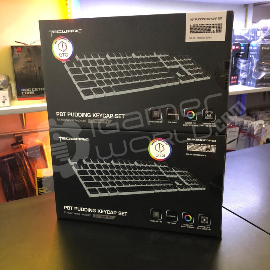 Jual Tecware PBT Pudding Keycaps set for Mechanical Keyboard | Shopee ...