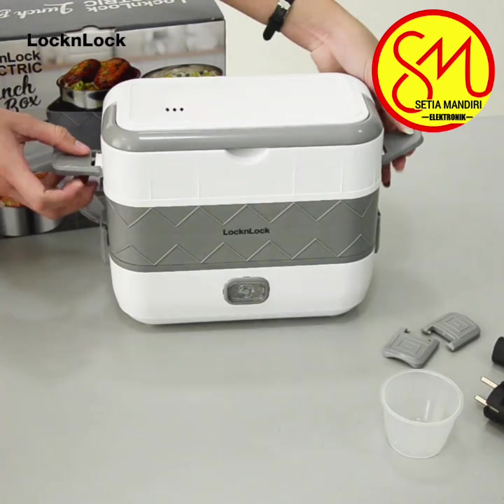 Jual LocknLock Electric Lunch Box - Penghangat Makanan 2.2L EJR244WHT ...