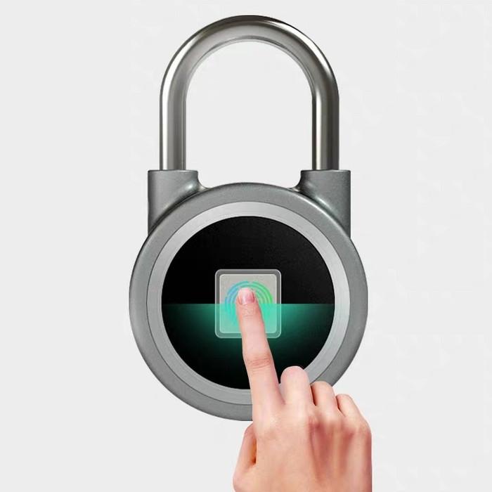 Jual Shock | Fingerprint Smart Lock / Gembok Pengaman Sidik Jari Model ...