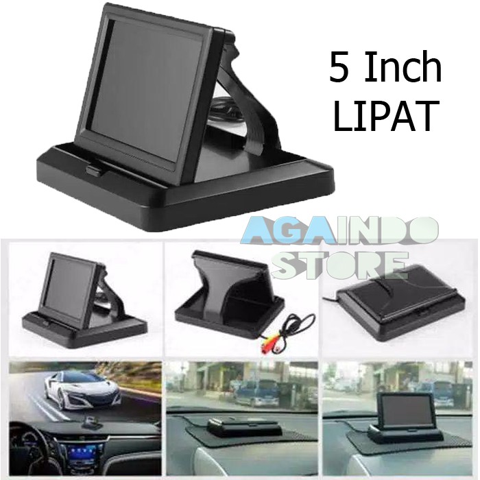 Jual Monitor Lipat 5 Inch LCD 5" TFT 5 " Car TV Mobil 5 in untuk Kamera ...