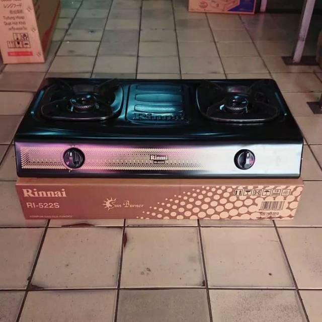 Jual Kompor Gas Rinnai RI 522S RI522S RI 522 S Kompor Gas 2 Tungku ...