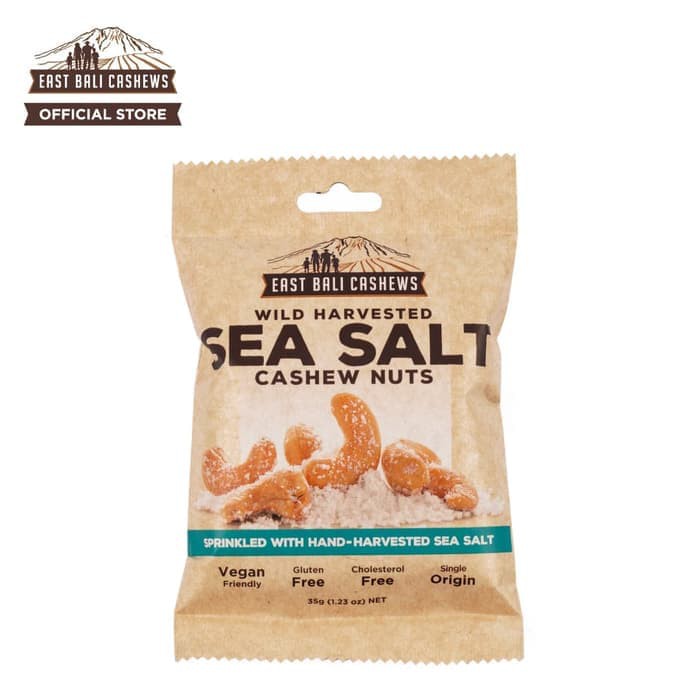 Jual EAST BALI CASHEW - Sea Salt Cashew 35gr | Shopee Indonesia