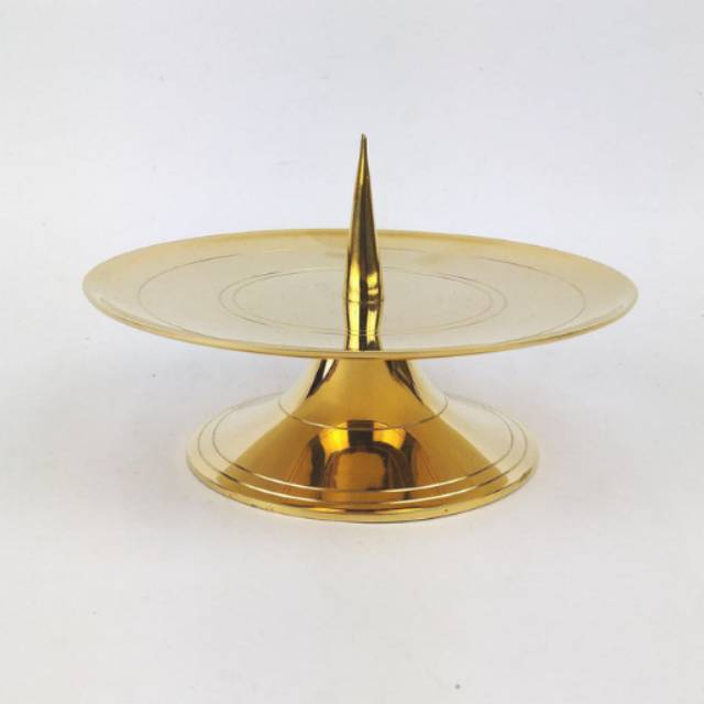 Jual Candle Holder Kuningan Tatakan Tempat Lilin Altar Meja Doa Ibadah ...