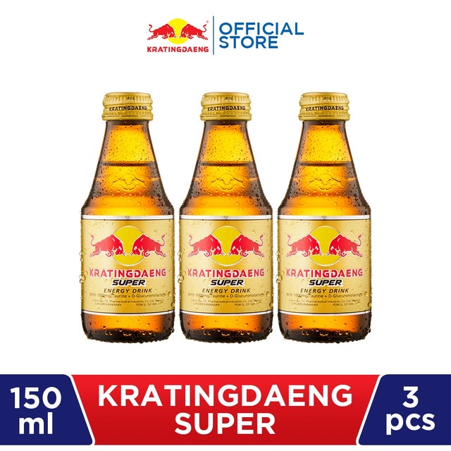 Jual Kratingdaeng Super Minuman Energi Kemasan Botol 150ml - 3 Pcs ...