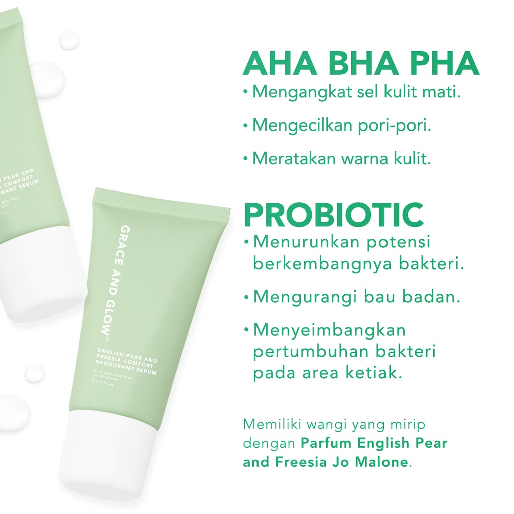 Jual Grace and Glow Deodorant Serum | Shopee Indonesia