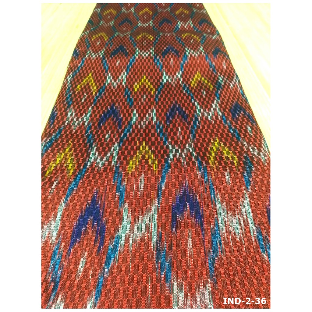 Jual Kain Tenun Dobby Ikat Sutra Bugis Makassar Maroon - Tenun Sengkang ...