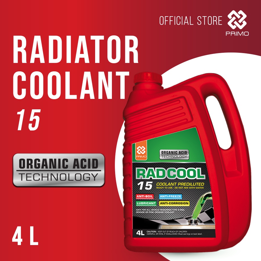 Jual Radiator Coolant PRIMO Rad Cool 15 Ready To Use 4 L Pendingin ...