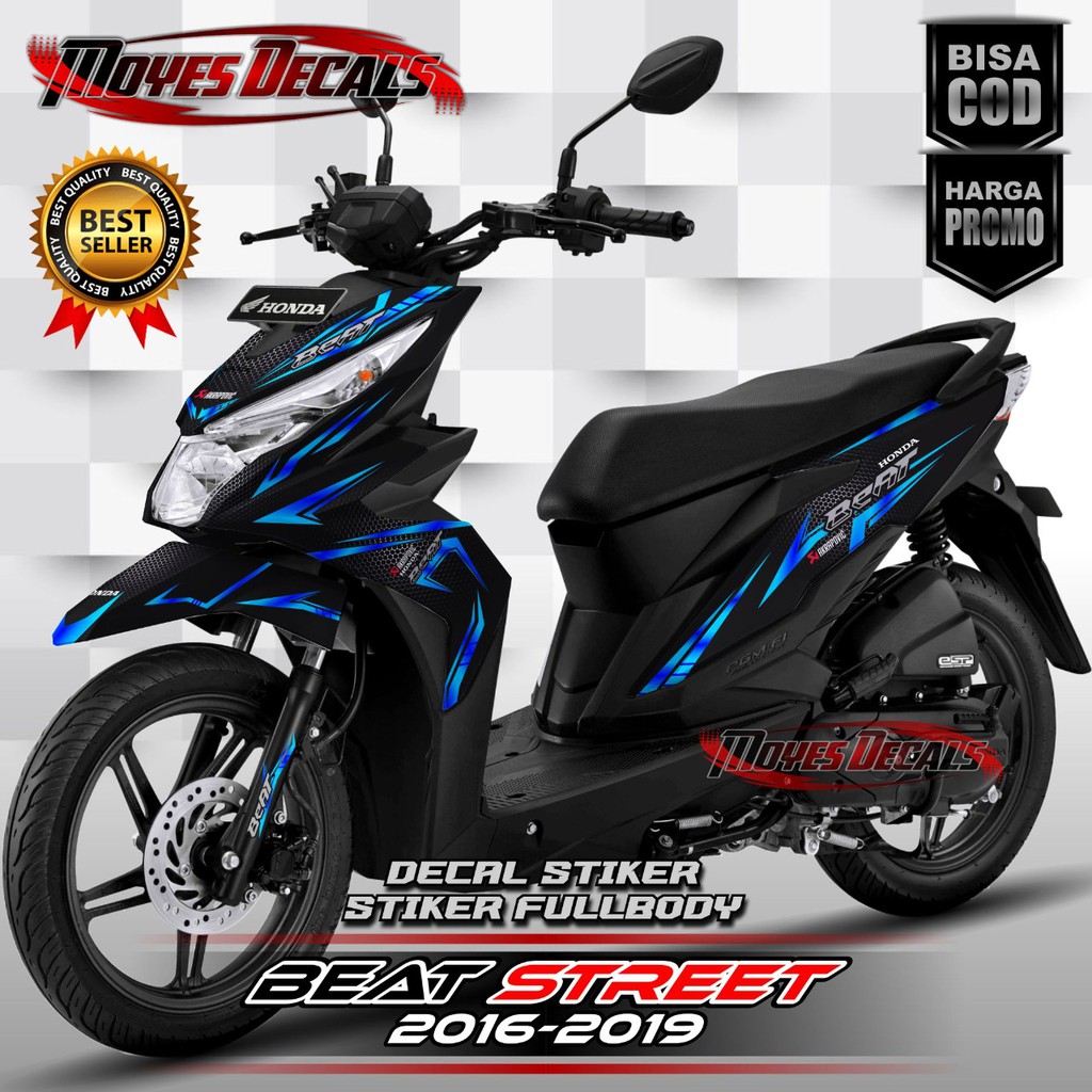 Jual decal stiker beat street stiker motor beat street fullbody stiker ...