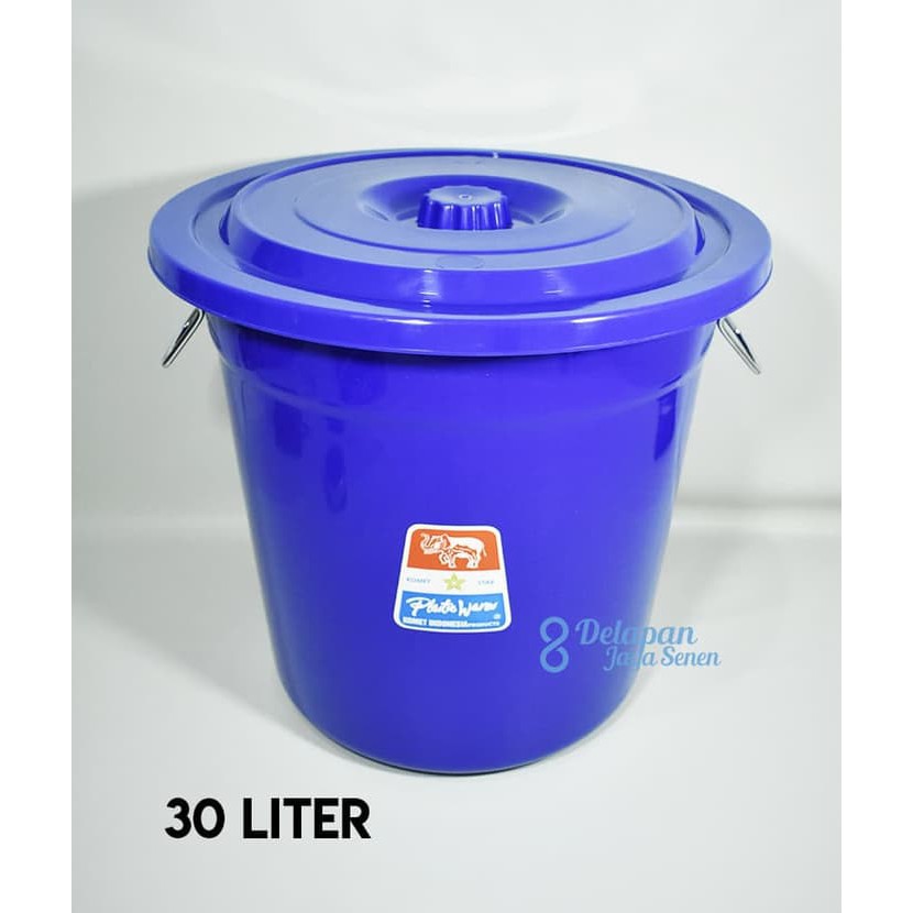 Jual "Ember 30 Liter| Ember Plastik Tutup |Ember Komet (GOJEK/ GRAB ...