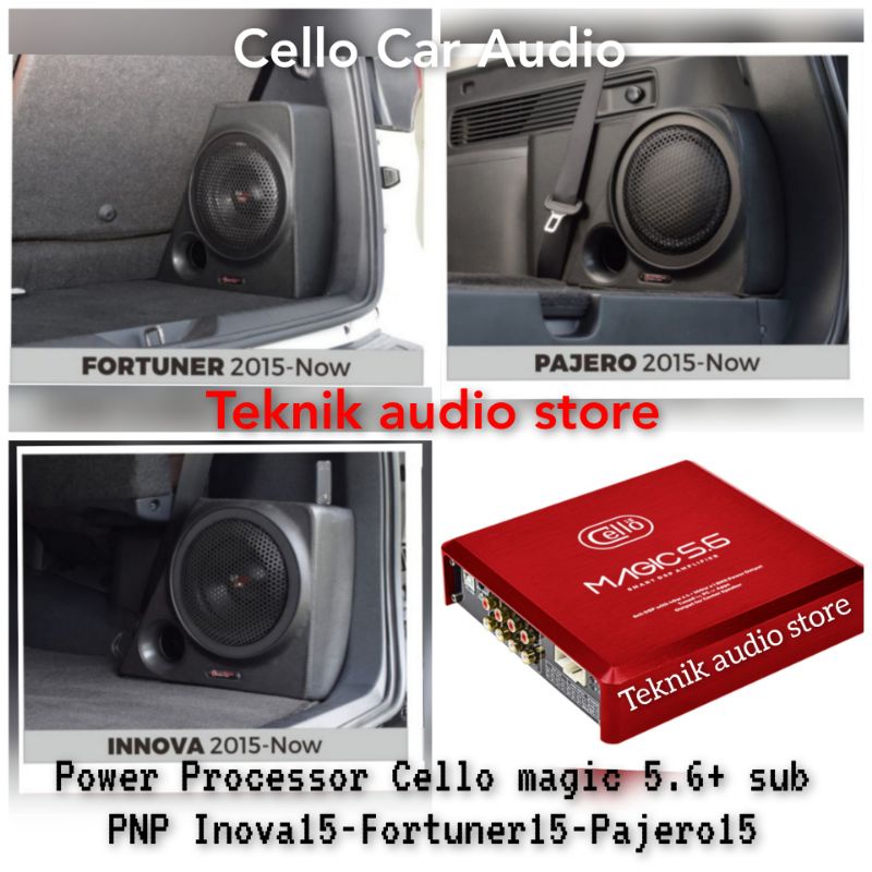 Jual Paket DSP Magic Cello 5.6 dan Subwoofer 8inch W8E OEM Inova reborn ...