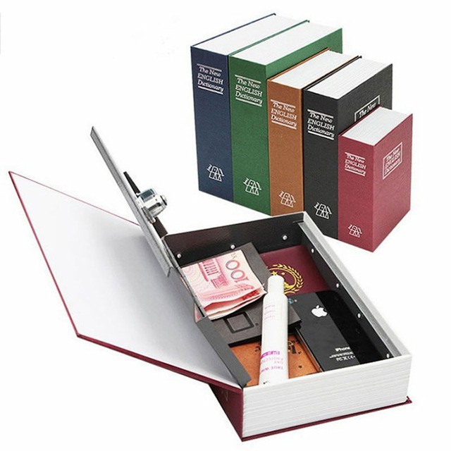 Jual Brankas Penyimpanan Bentuk Buku Kunci Manual Ukuran Small ...