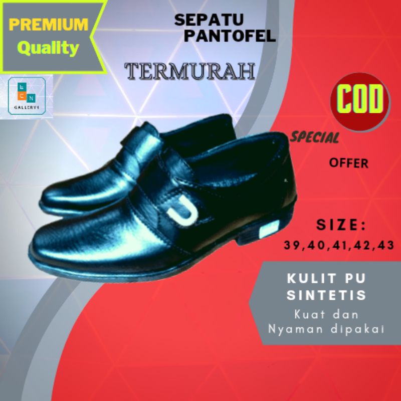 Jual Sepatu Pantofel Pria Kerja Kantor Formal Sekolah | Shopee Indonesia