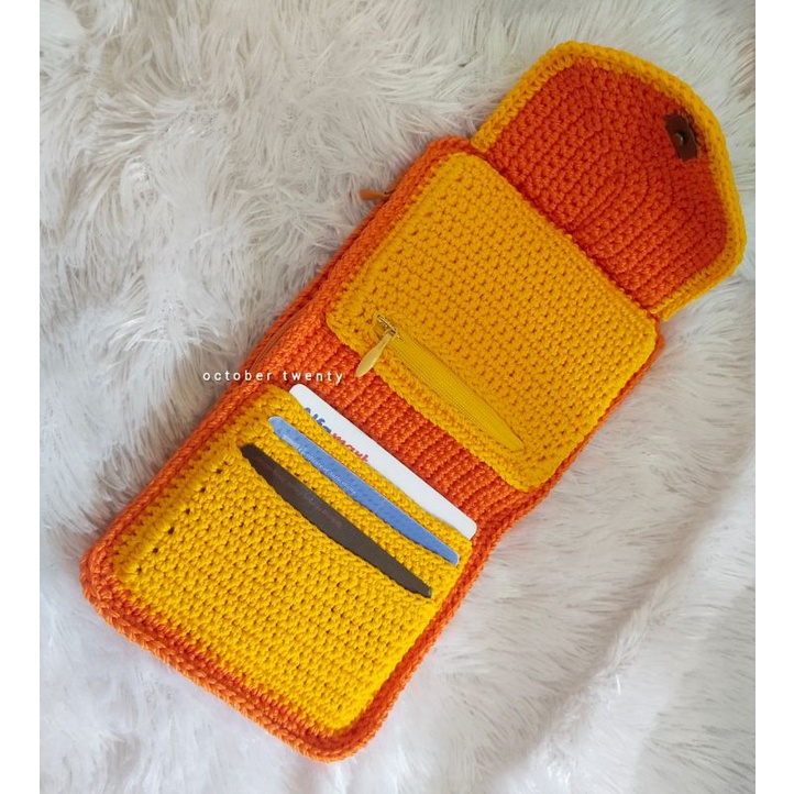 Jual DOMPET WANITA/ DOMPET RAJUT/ DOMPET WANITA RAJUT/ CROCHET WALLET ...