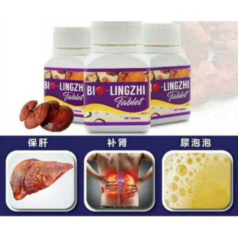 Jual BIO LINGZHI ASLI ORIGINAL ISI 60 TABLET UNTUK KESEHATAN GINJAL ...