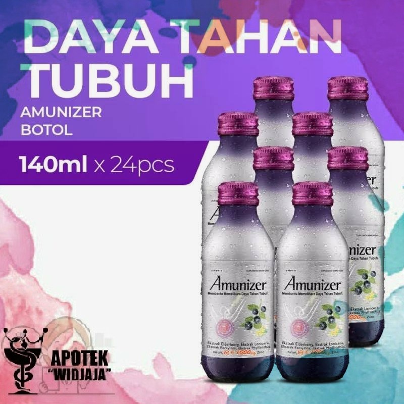 Jual amunizer vitamin C 1000 140ml x 24 botol / karton box | Shopee Indonesia