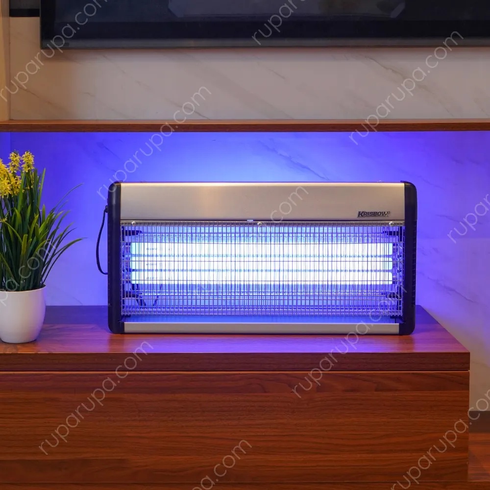 Jual Krisbow Insect Killer Perangkap Nyamuk Lalat Lampu UV 3x20 Watt ...