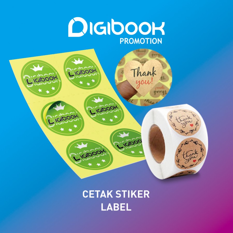 Jual Stiker Label Makanan Custom Bahan Vynil Print & cut - Ready ...