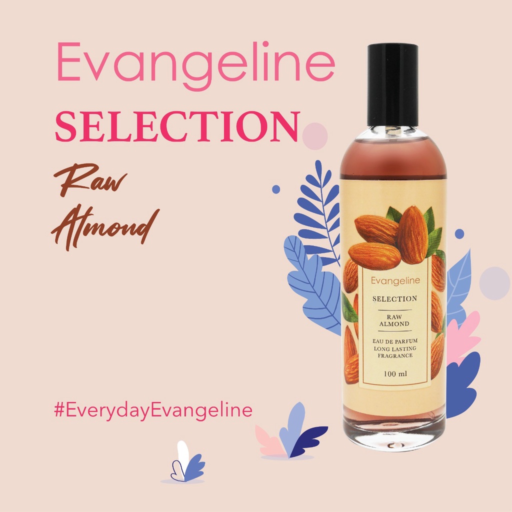 Jual Parfum Evangeline Raw Almond Selection Series 100ml EDP Wanita Cewek Perempuan Viral Artis ...