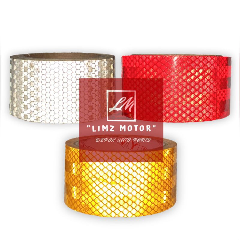 Jual Sticker Scotlight Reflector-Stiker Pemantul Cahaya Mobil & Truk 5 ...