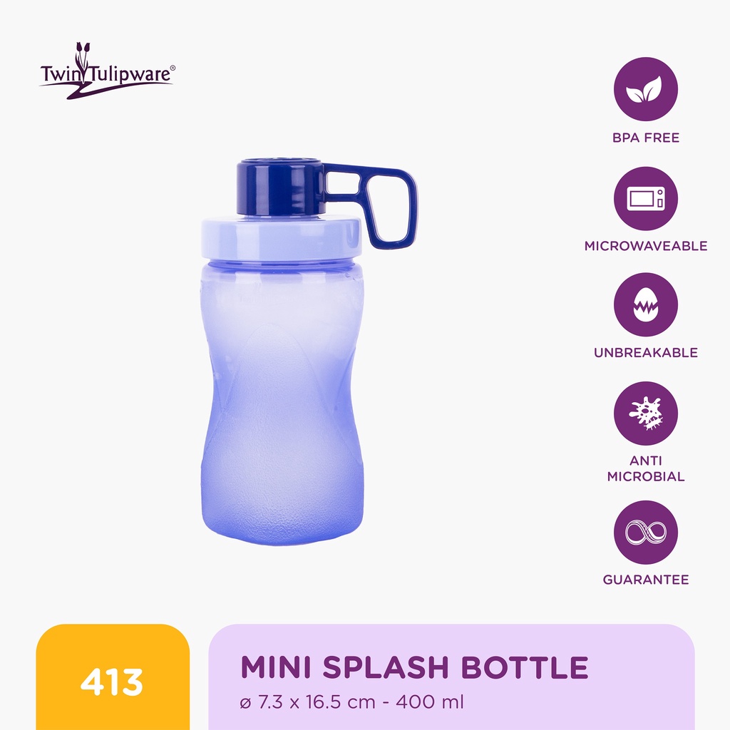 Jual Twin Tulipware MIni Splash Bottle | Shopee Indonesia