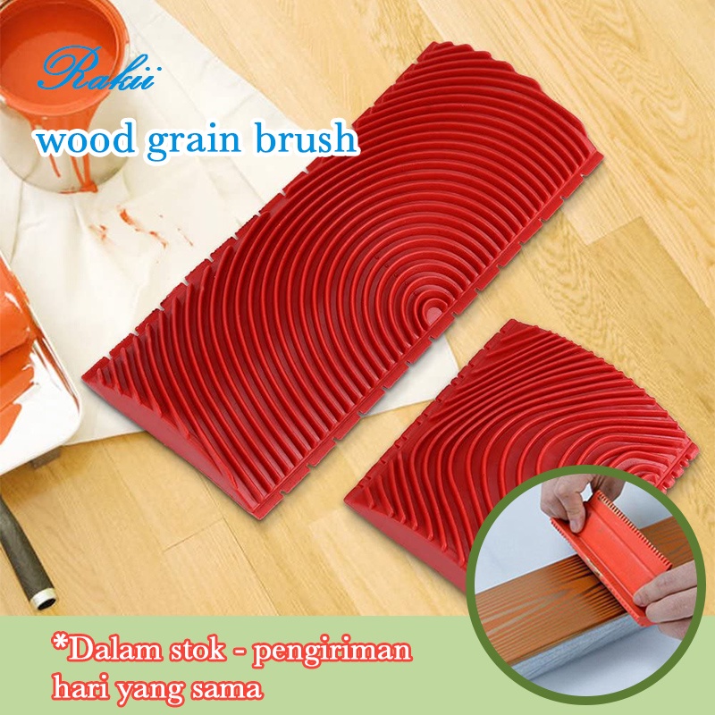 Jual Pattern KUAS CORAK KAYU/KUAS CAT MOTIF KAYU KUAS KARET Rubber Wood ...