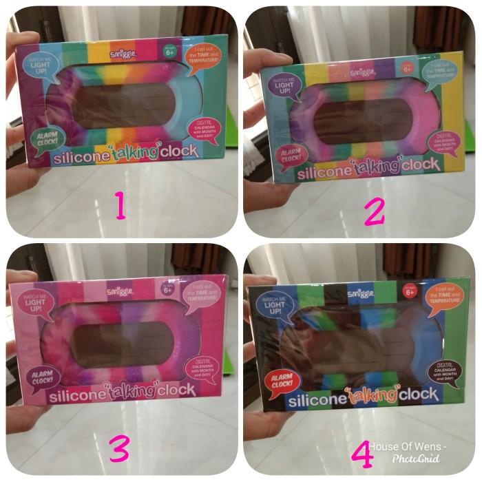 Jual SMIGGLE SILICONE TALKING CLOCK - JAM SMIGGLE | Shopee Indonesia