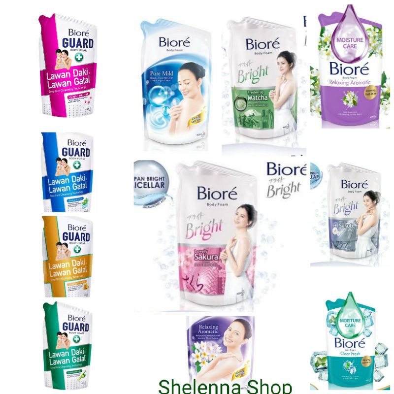 Jual Sabun Mandi Biore Guard Body Wash / Biore Body Foam Refill 450ml / 400ml | Shopee Indonesia