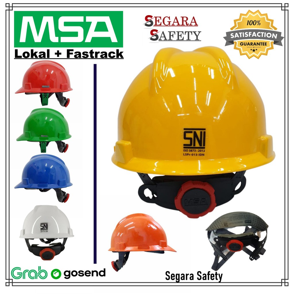 Jual Helm Safety MSA Lokal Original Fastrack | Shopee Indonesia