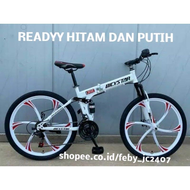 Jual BARU!! SEPEDA LIPAT MTB BICYSTAR 26 INCH | Shopee Indonesia