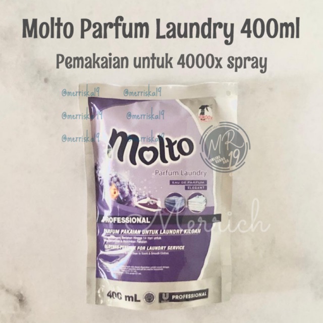 Jual Molto Parfum Laundry Spray Trika Kemasan 400ml READY STOCK ...