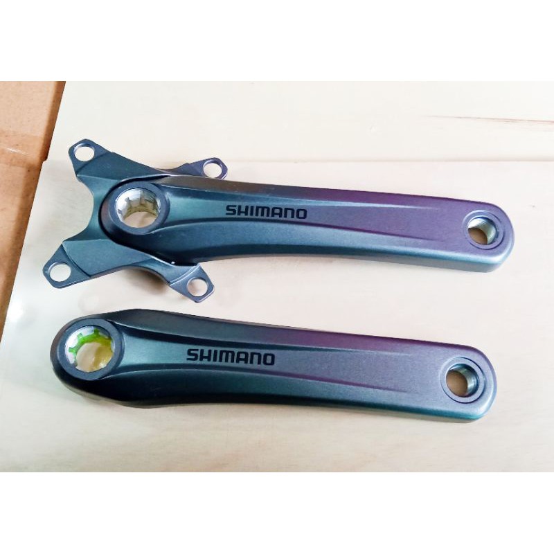 Jual Arm Crank Octalink Sepeda Spline Crank Shimano Original BCD 96 mm ...