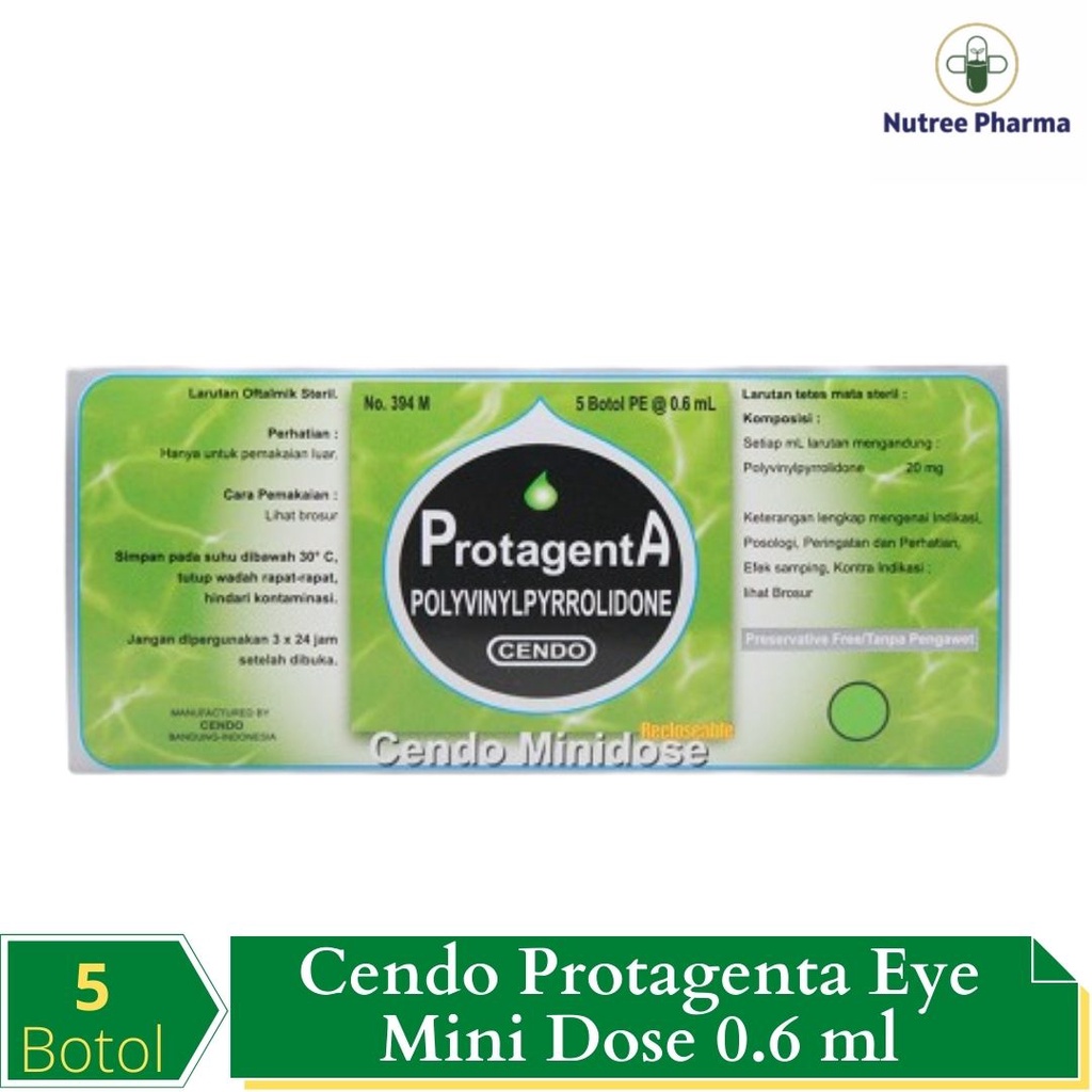 Jual Cendo Protagenta Mini Dose 0.6ml Obat Tetes Mata Softlens | Shopee ...