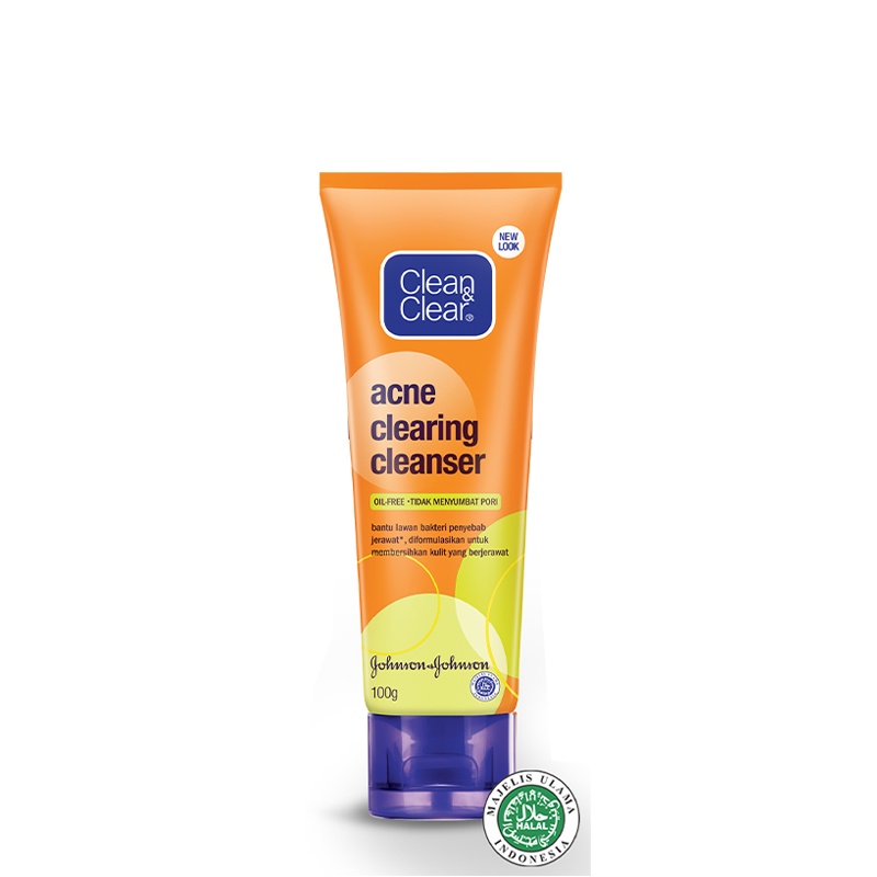Jual Clean & Clear Acne Clearing Cleanser Sabun Cuci Muka Pembersih ...