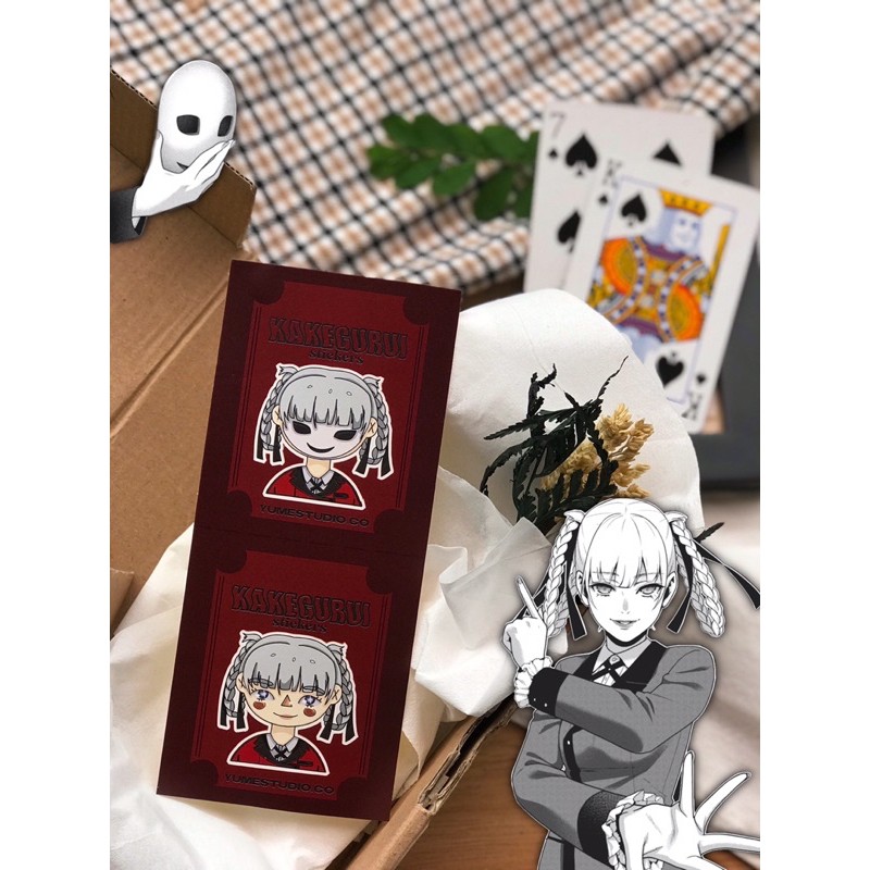Jual Kakegurui Sticker Sets by Yumestudio.co | Shopee Indonesia