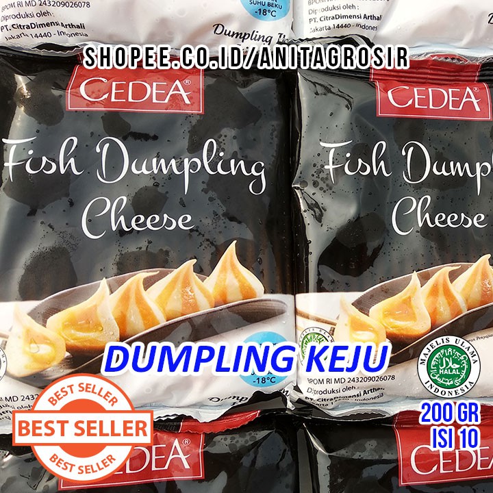 Jual CEDEA Fish Dumpling Cheese 200gr (10 pcs) isi Keju Chese bahan ...