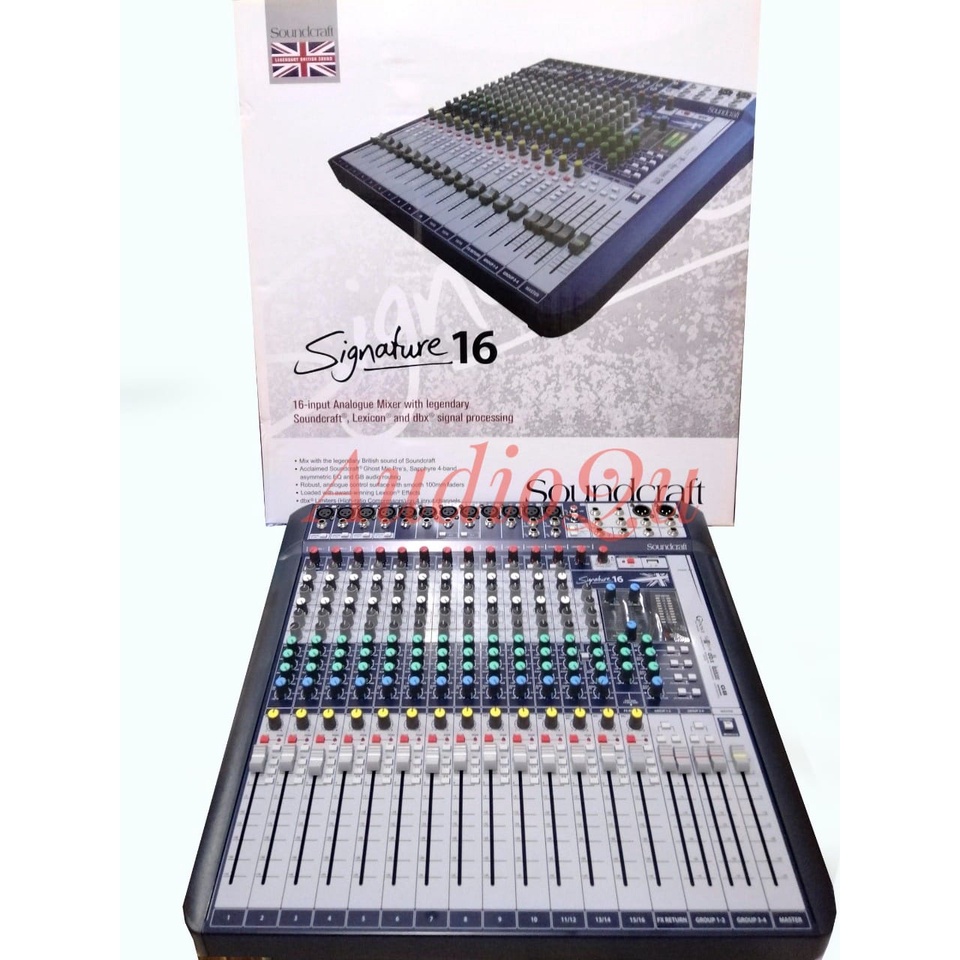 Jual MIXER AUDIO SOUNDCRAFT SIGNATURE 16 / SIGNATURE16 TERBAIK | Shopee ...