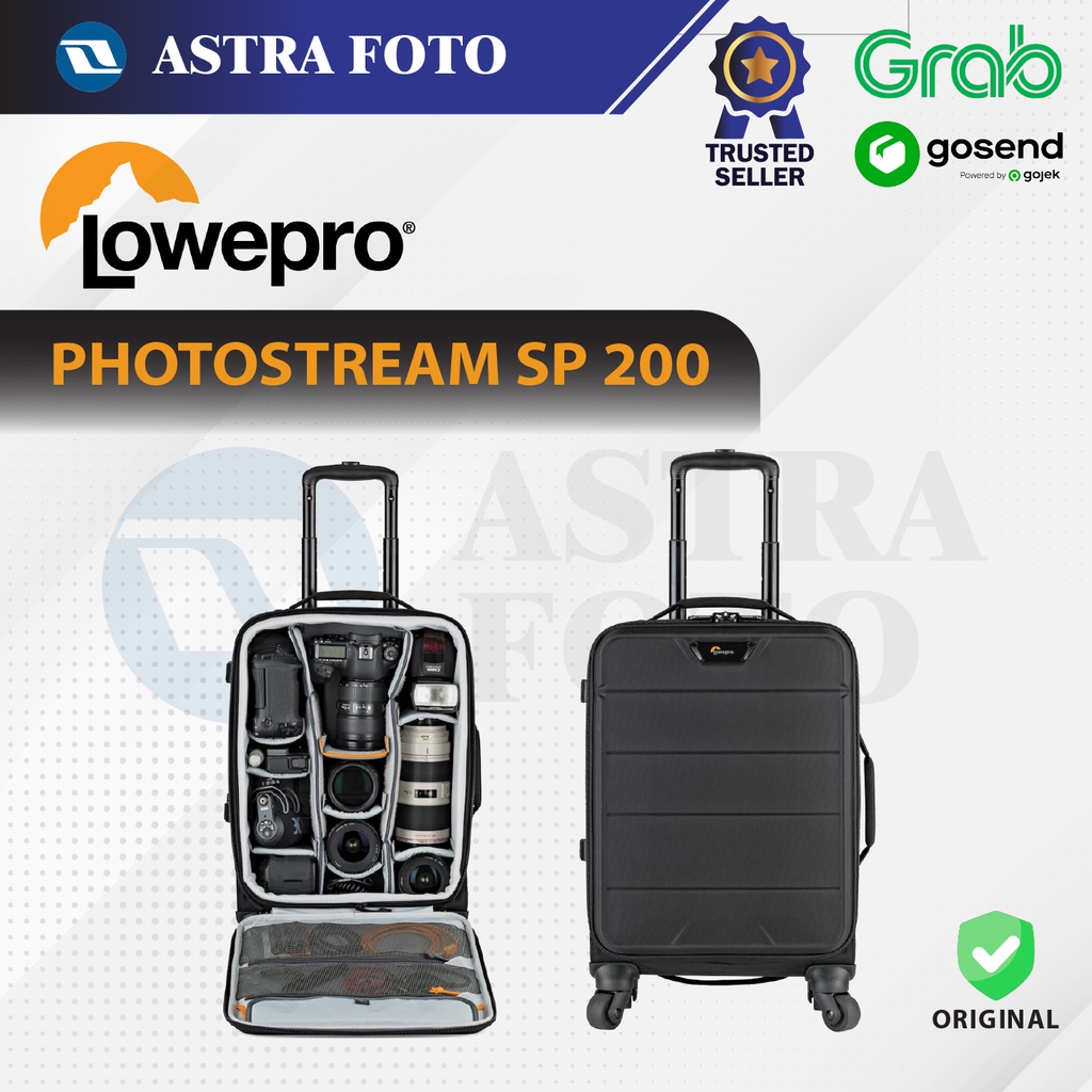 Jual LOWEPRO PHOTOSTREAM SP 200 / SP200 TAS KAMERA RANSEL RODA CABIN | Shopee Indonesia
