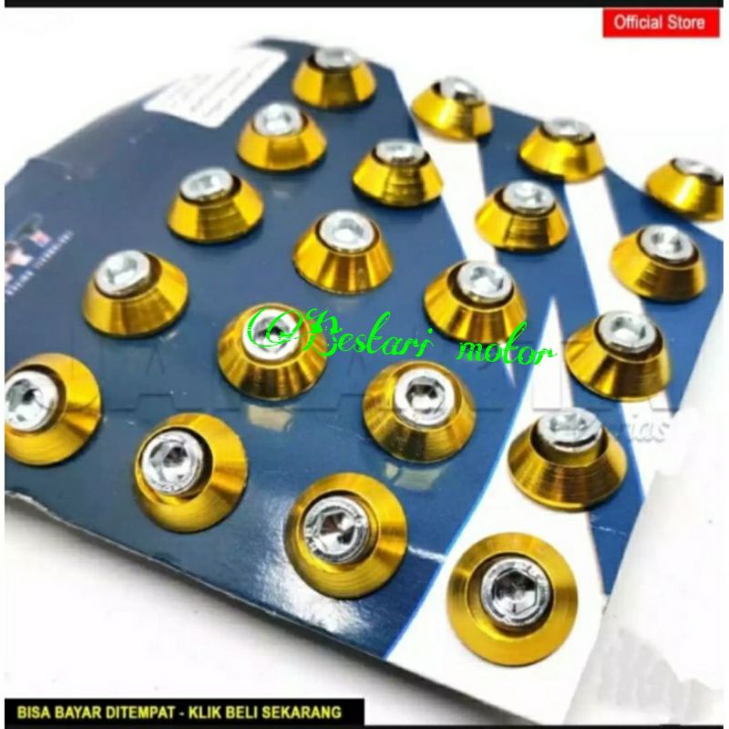 Jual 0Baut monel L Variasi / Baut L isi 20 PCS | Shopee Indonesia