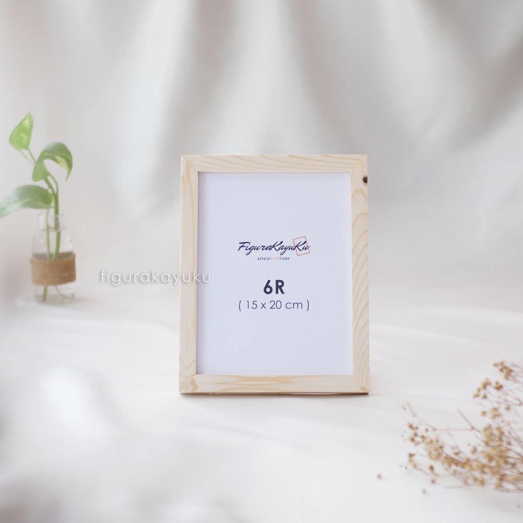 Jual Pigura Kayu 6R 15 x 20 Cm Figura Foto Frame Kayu Jati Belanda ...