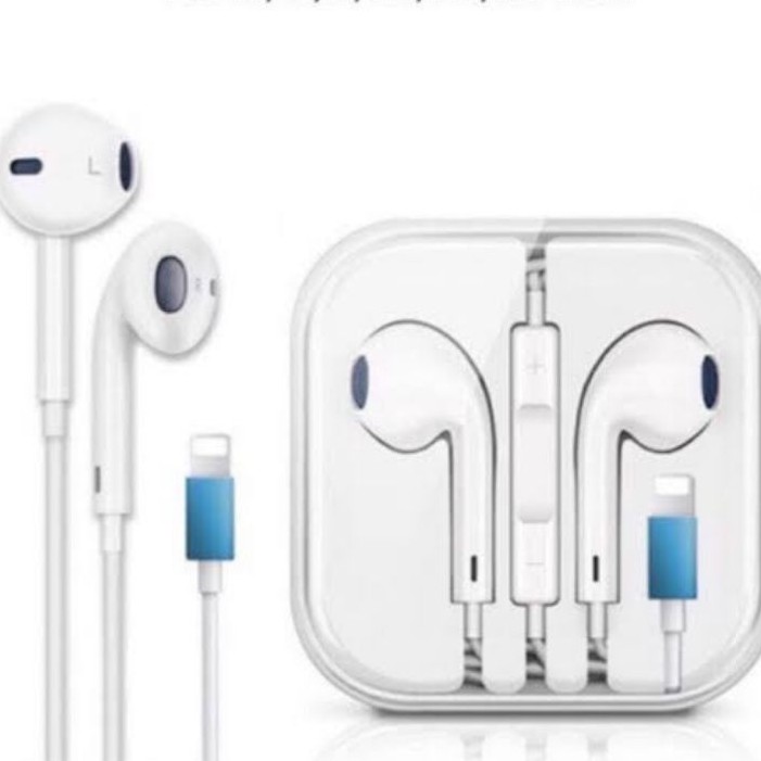 Jual EARPHONE LIGHTNING / HEADSET COLOKAN LIGHTNING 7 8 X 11 12 13 14 ...