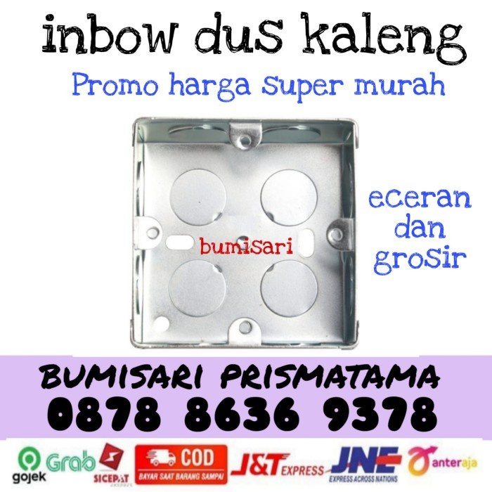 Jual Inbodus kaleng / Inbow dus besi / Mangkok stop kontak / Inbodus ...