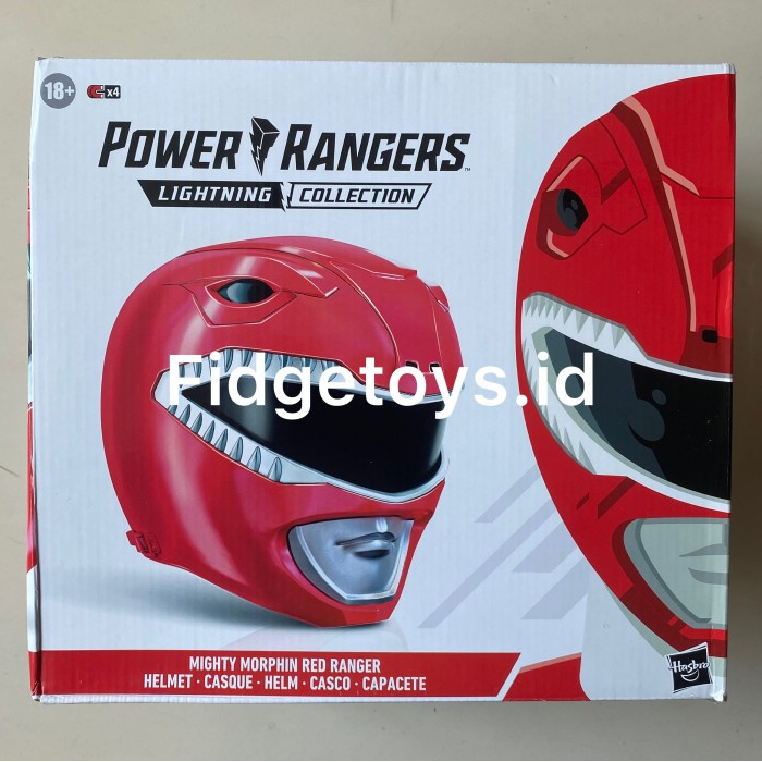 Jual Hasbro Power Ranger Lightning Mighty Morphin Red Ranger Helmet | Shopee Indonesia