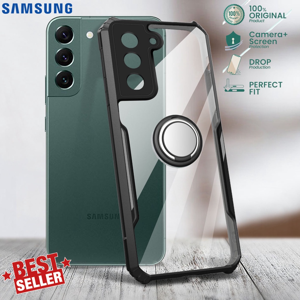 Jual Case Samsung S21 S22 PLUS ULTRA FE Ring Transparan CLEAR JAZZ ...