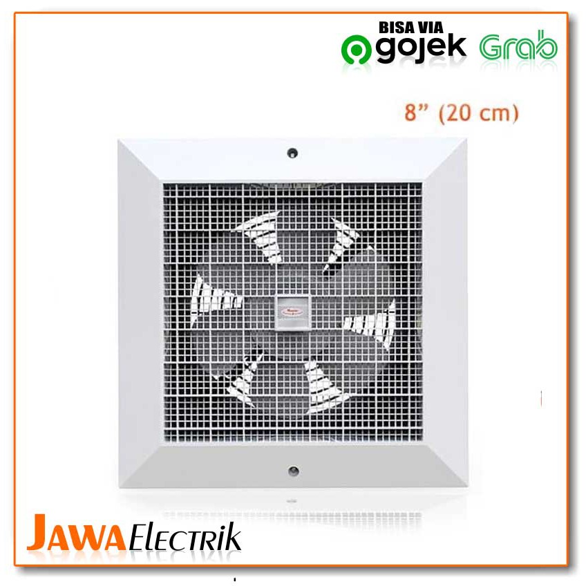 Jual Ceiling Exhaust/Hexos/Heksos Fan MASPION CEF-20 Plafon Ukuran 8 ...